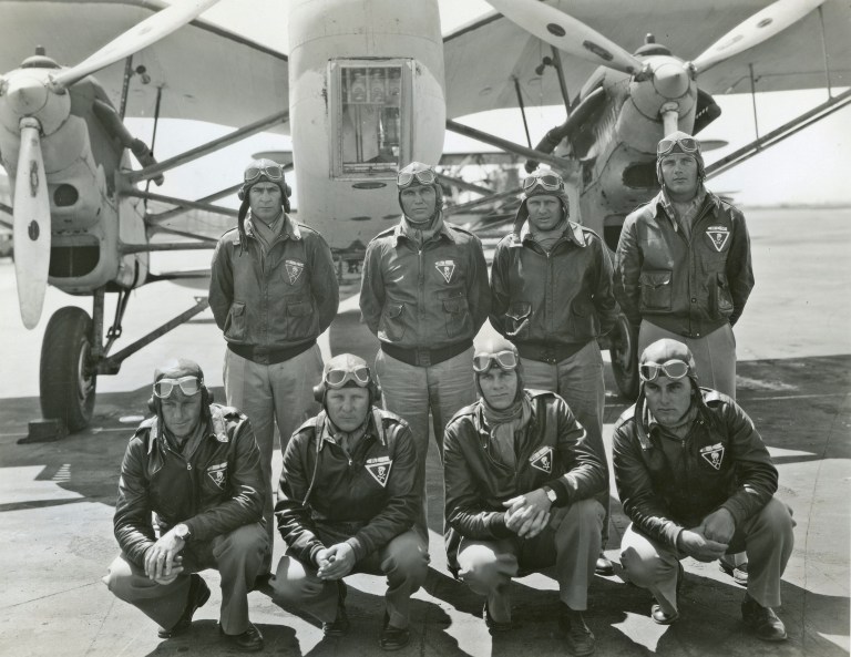 Y1B-7 pilots of the 31st Bomb Squadron – The Jive Bomber